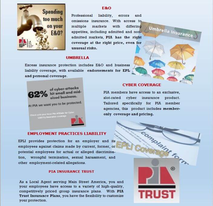 INSURANCE OFFERINGS - PIA - Tennessee